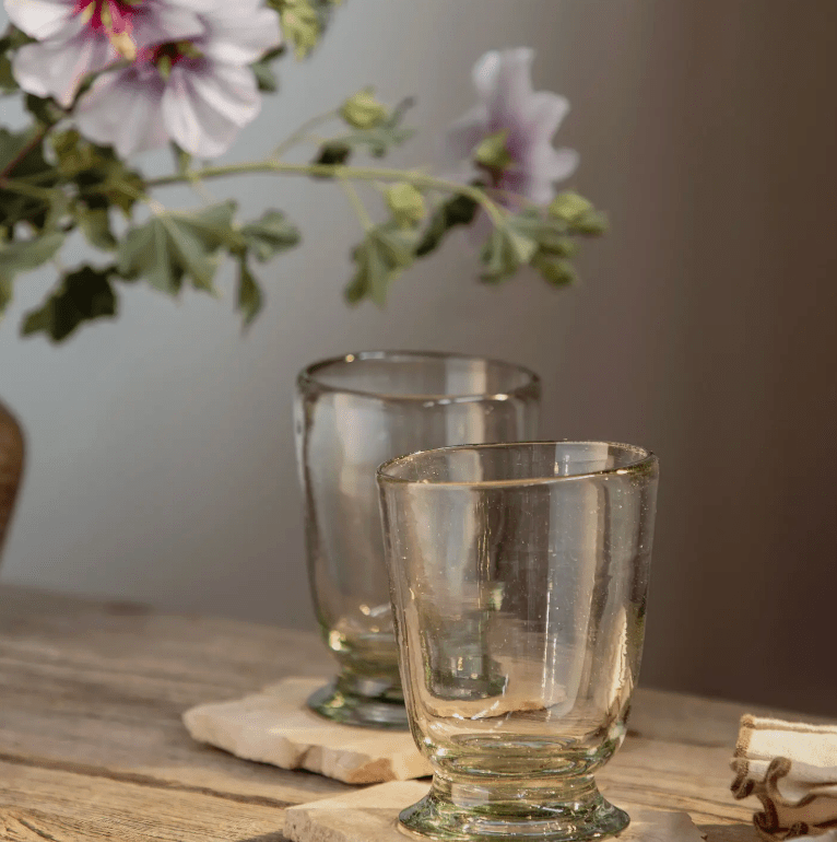 Handblown Footed Glass – House No.23